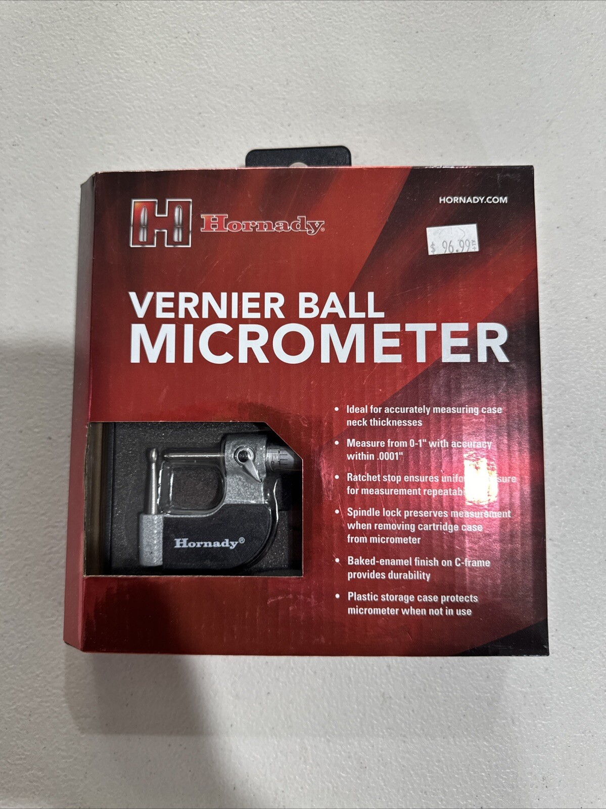 Hornady Vernier Ball Micrometer 050059 - Reloading Equipment for ...