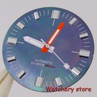 Tandorio 28.5mm Orange Blue Watch Dial Fit NH36 NH36A Automatic Watch ...