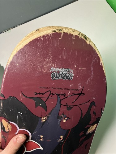 PRIMITIVE NARUTO ROBERT NEAL ITACHI CROW SKATEBOARD DECK 8.0 | eBay