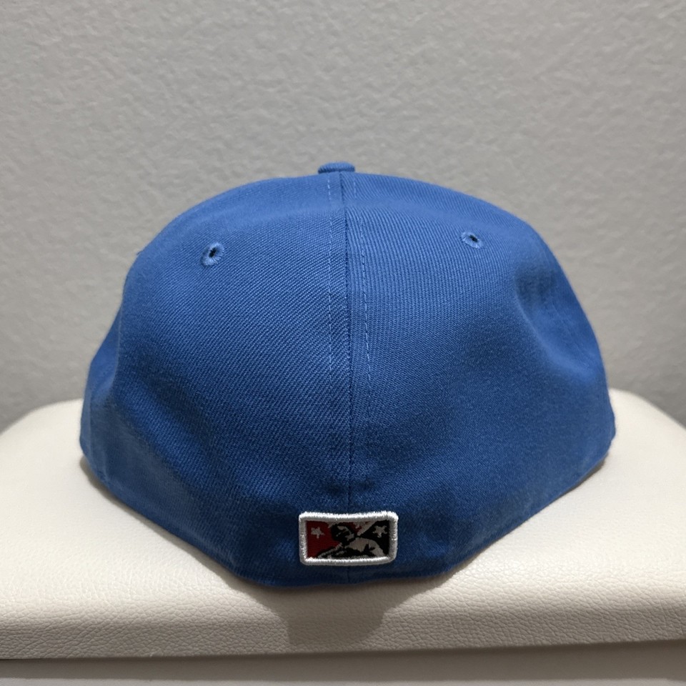 MiLB Rocket City Trash Pandas Minors New Era Fitted Blue Hat Pink UV ...