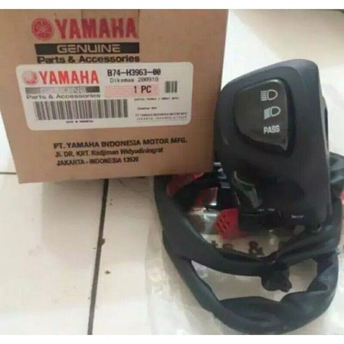 Genuine Parts Yamaha XMAX 125 2018-2022 LEFT Indicator Horn Switch B74 ...