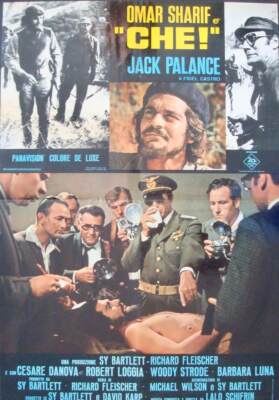 CHE! Italian 1F movie poster B OMAR SHARIF CHE GUEVARA CASTRO CUBA 1969 ...