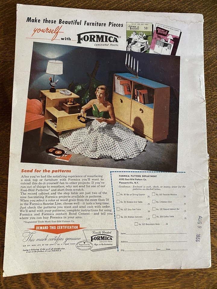 Vintage Popular Homecraft magazine August 1956 | eBay