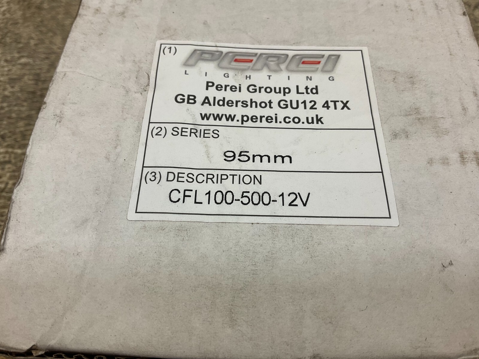 Perei CFL100-500-12V Light Module 12 V CFL10050012V New (TSC) | eBay