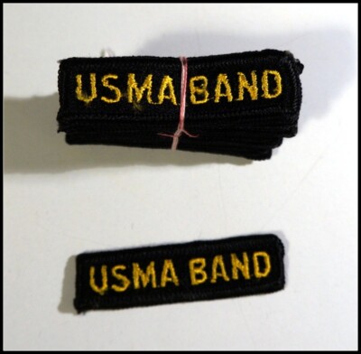Dealer Lot of 20 Military Patches US Army USMA Band Tabs New OS #T1756 ...