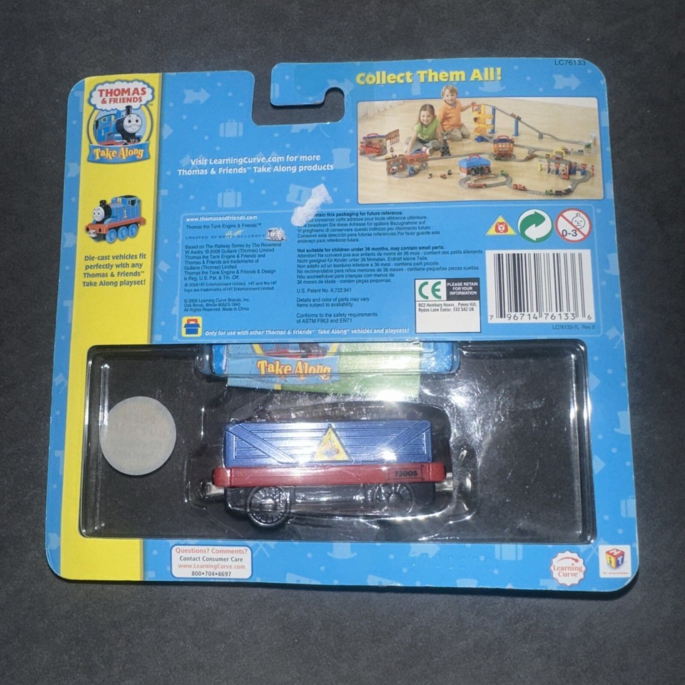 Thomas & Friends Take Along (2008) Fireworks Car Die-Cast Metal Tank ...