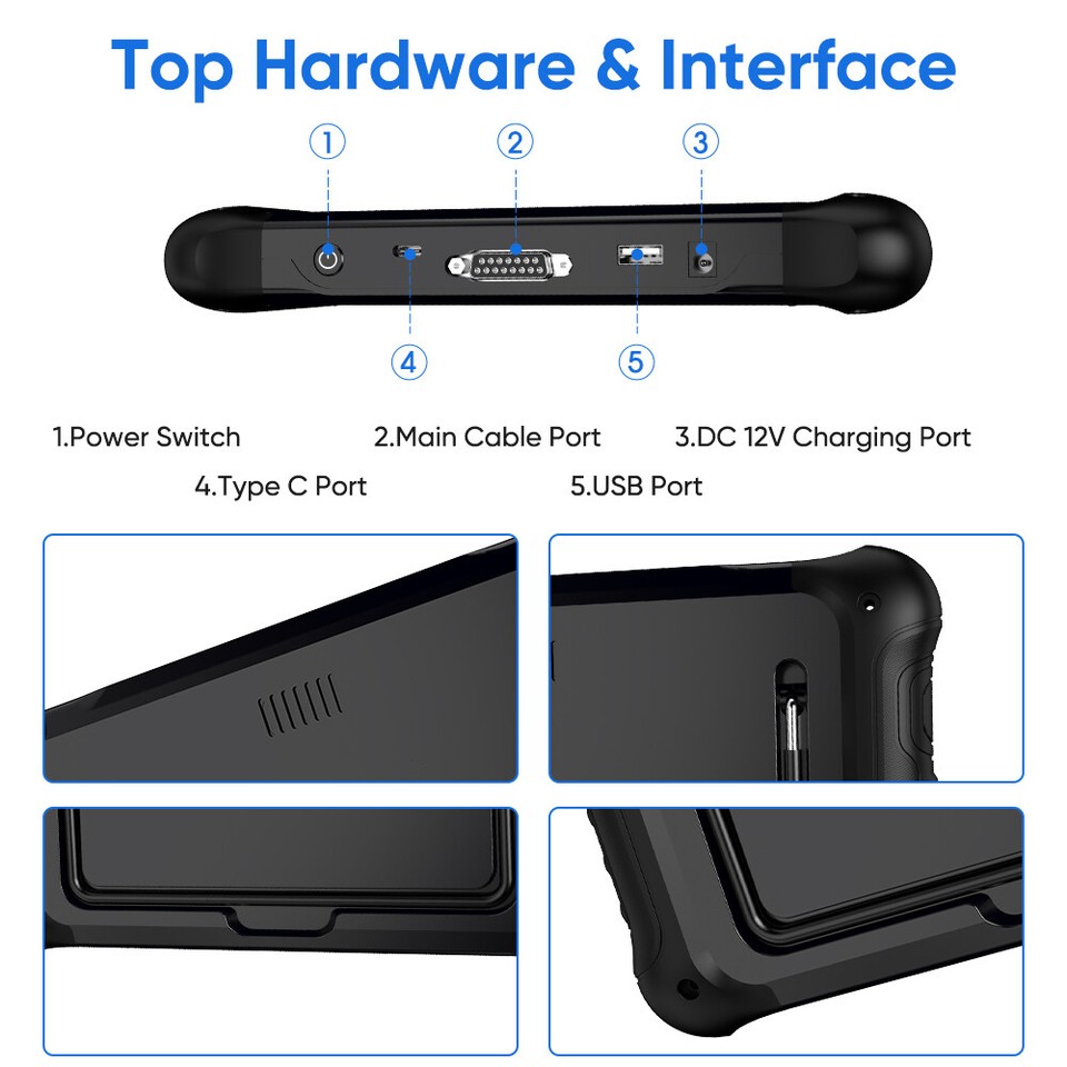 ATV UTV Motorcycle Diagnostic Scanner OBD2 All System Code Reader Scan ...