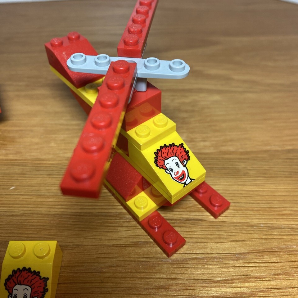 Vintage 1999 LEGO McDonalds Set 2032 Helicopter & 2069 Boat + Parts ...