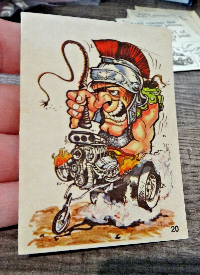 Vtg 1973 Donruss Fabulous Odder Odd Rods Strip Roman on Trike #20 ...