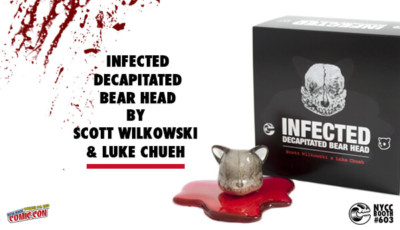 Luke Chueh Scott Wilkowski Infected Decapitated Bear Head SDCC 2016 ...