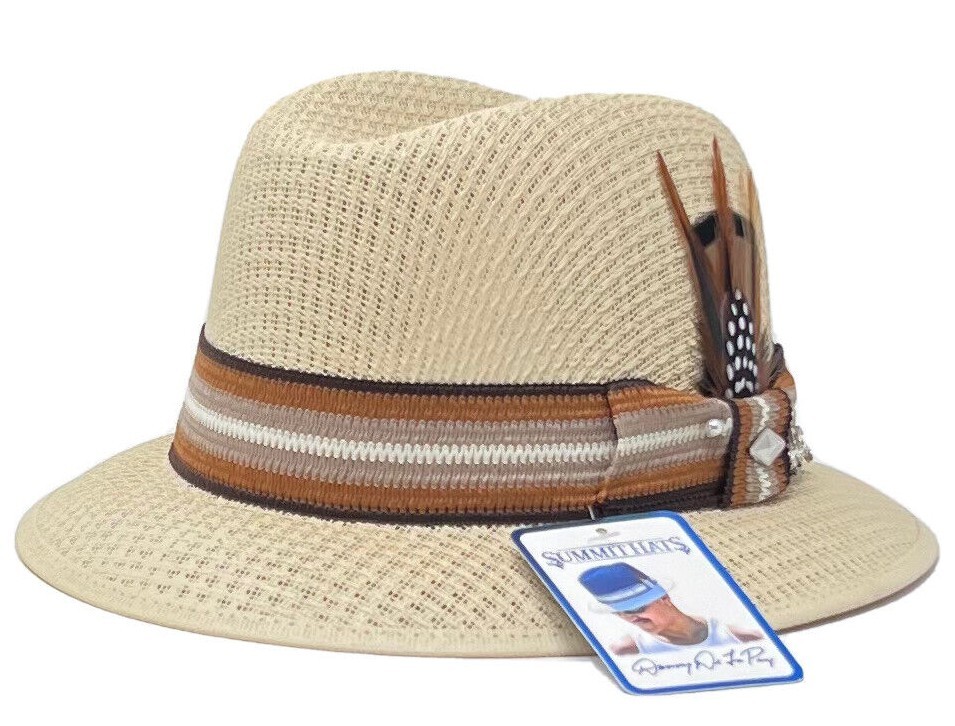 Danny De La Paz Signature Khaki Lowrider Fedora Hat Mens By Summit Hats ...