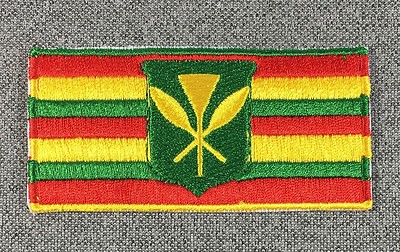ORIGINAL HAWAII STATE FLAG Patch 3.2in Iron On Patch si | eBay