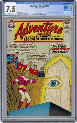 Adventure Comics #323 - DC 1964 Silver Age Issue - CGC VF- 7.5 | eBay