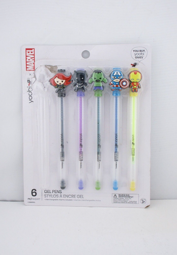 Yoobi Super Hero Figurine Gel Pens, 5 count- READ MORE, FREE SHIPPING ...