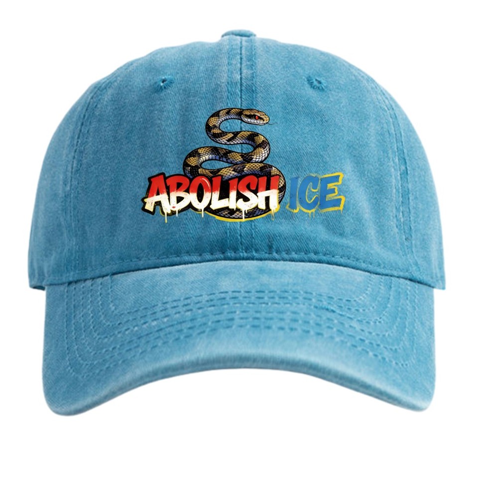 Unisex Vintage Abolish ICE Snake Hat Anti ICE Protest Political ...