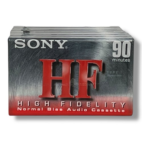 7 Pack Sony HF 90 Minute Blank Audio Cassette Tapes High Fidelity C ...