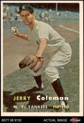 1957 Topps #192 Jerry Coleman Yankees 7 - NM | eBay