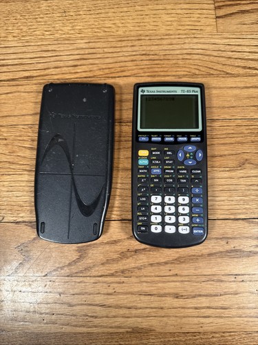 Texas Instruments TI-83 Plus Graphing Calculator With Cover - Tested | eBay
