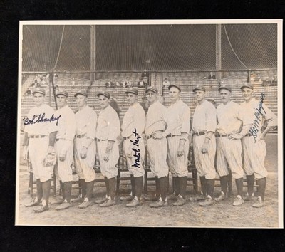 1920s New York Yankees Multi-Signed Photograph Shawkey Pipgras Hoyt JSA ...