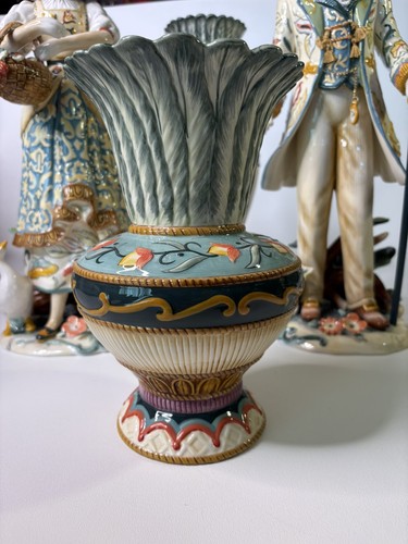 Fitz and Floyd Dapper Rabbit Pair Ceramic Figurines 20" Male + Female ...