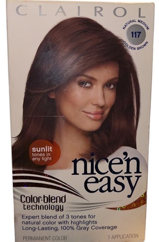 Clairol Nice N Easy Permanent Color 117 Natural Medium Brown | eBay