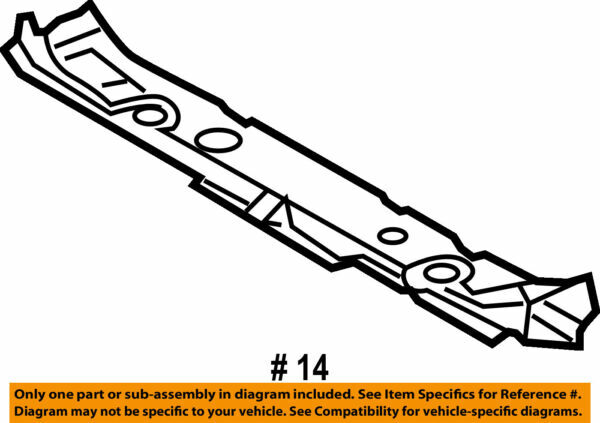 57104-48050 Toyota Member sub-assy, front cross 5710448050, New Genuine ...