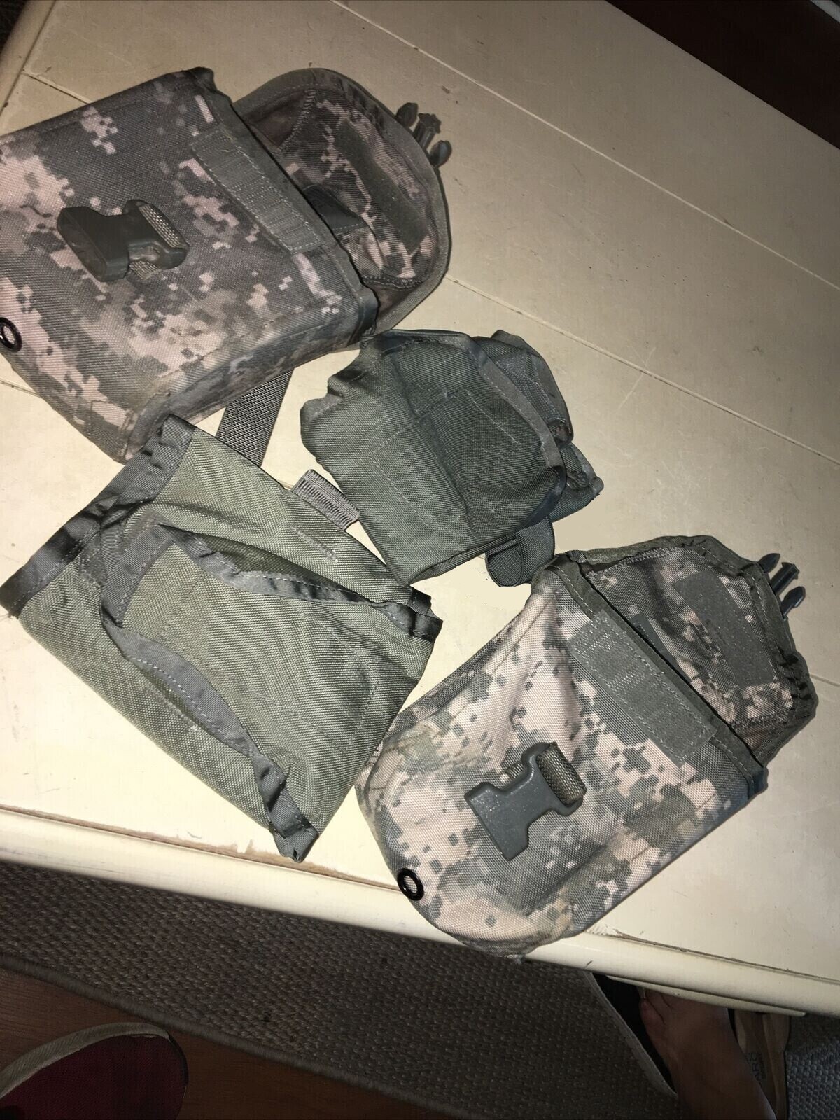 2 US MILITARY ARMY IFAK POUCH w/ INSERT ACU UCP MOLLE IMPROVED FIRST ...