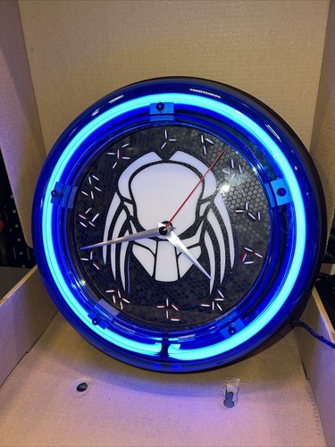 Custom Predator Neon Wall Clock One Of A Kind AVP | eBay