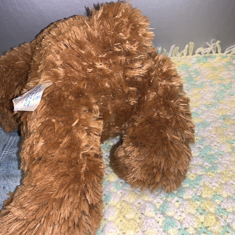 Build A Bear With Denim Overalls Rare Cute Fuzzy | eBay