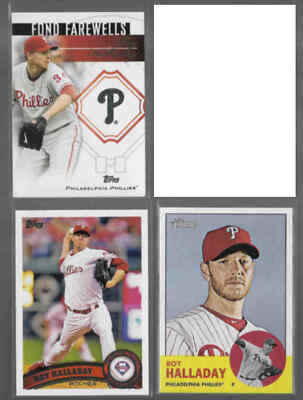 ROY HALLADAY (3) Card Topps Lot (2011, 2012 + 2014. PHILLIES | eBay