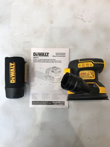 DEWALT DCW210B 20V MAX XR 5" Cordless Random Orbital Sander (Bare Tool ...