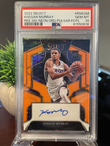 2022 Select FOTL Keegan Murray Rookie Signatures Auto Neon Pulsar /30 ...