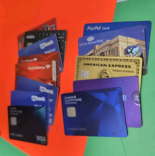 15 Vintage Expired Cards For Collectors - Visa MC Amex PayPal Discover ...