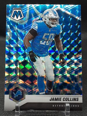 JAMIE COLLINS 2021 MOSAIC BLUE REACTIVE MOSAIC LIONS S6 | eBay