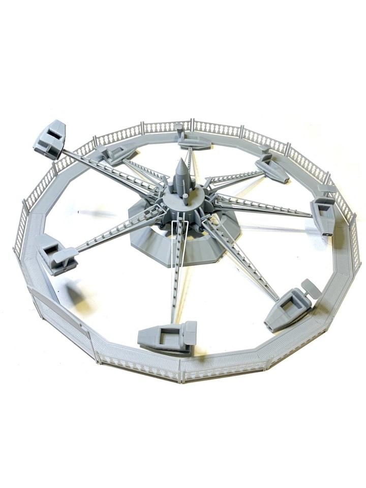 DAPR- 1:50 Scale Model Scenery Building Kit - Motorised Fairground Jets ...