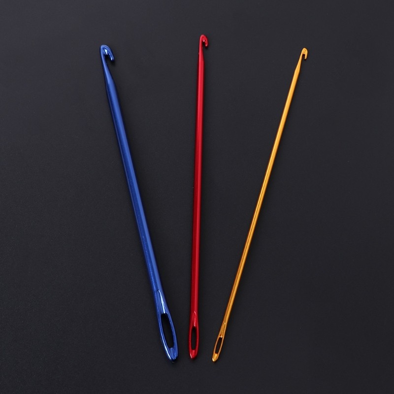 3pcs Afghan Crochet Needle Knitting Needle Crochet Hook Crochet ...