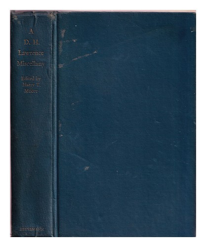 Moore, Harry T. (1908-1981) A D.H.Lawrence Miscellany 1961 Erste ...