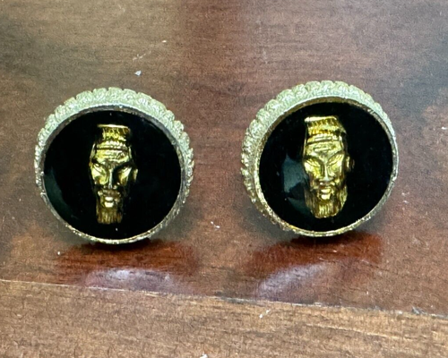 CUFFLINKS BUDDHA, MONSTER, CREATURE- VINTAGE- SHIRT/JACKET | eBay