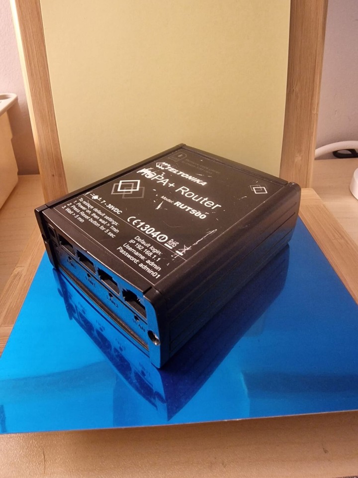 TELTONIKA HSPA+ ROUTER MOD. RUT500, NO PSU, BLACK COLOUR | eBay UK