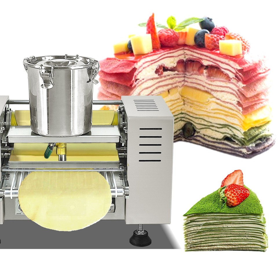 Kolice 6 inches Mille Crepe Cake Machine, Thousand Layers Cake Skin ...