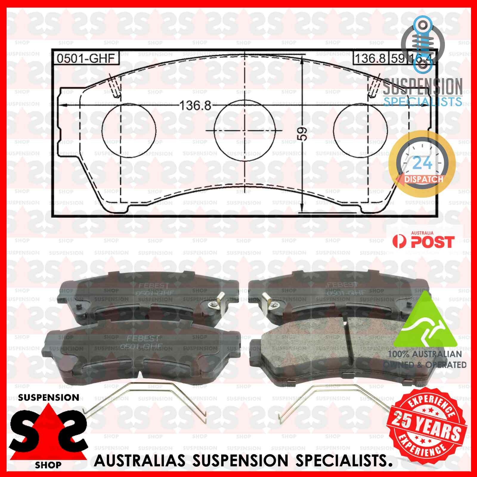 Front Axle Brake Pad Set, Disc Brake Suit MAZDA 6 Estate (Gh) 2.5 MZR (GH5FW) 6 | eBay