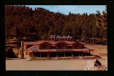 Restaurant postcard Colorado CO El Rancho Restaurant mountains chrome ...