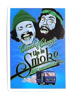 Cheech and Chong Up In Smoke Hippie Comedy Water Resistant Sticker | eBay
