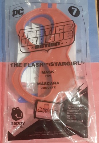 McDONALD'S JUSTICE LEAGUE ACTION HAPPY MEAL TOY #7 THE FLASH/STARGIRL ...