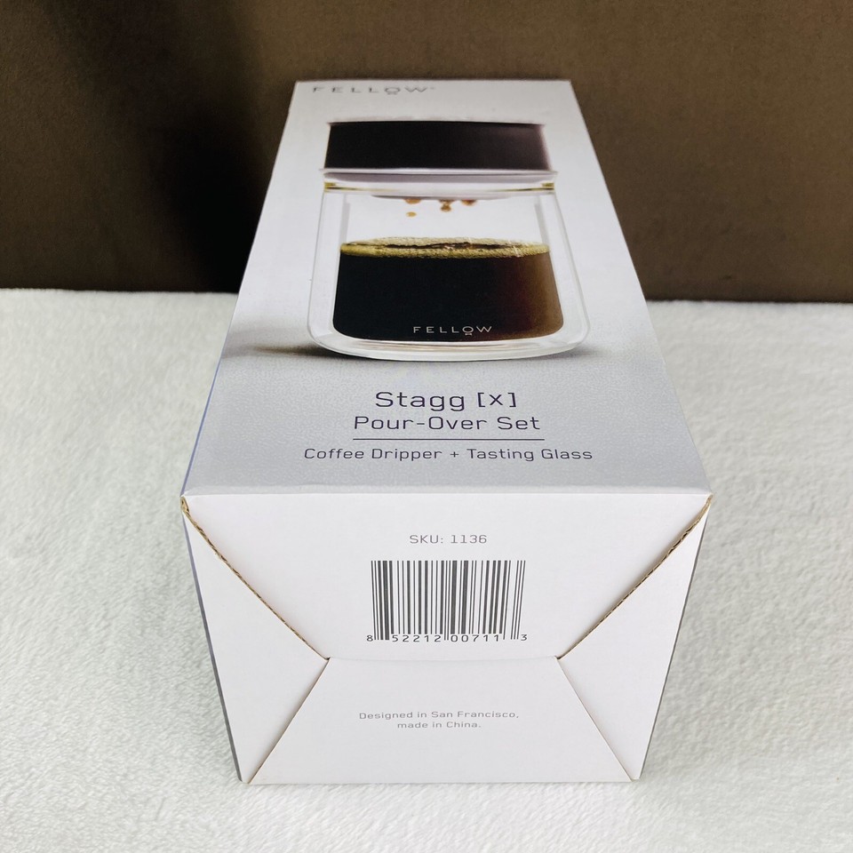 BRAND NEW! Fellow Stagg [X] Pour-Over Set Coffee Dripper + Tasting ...
