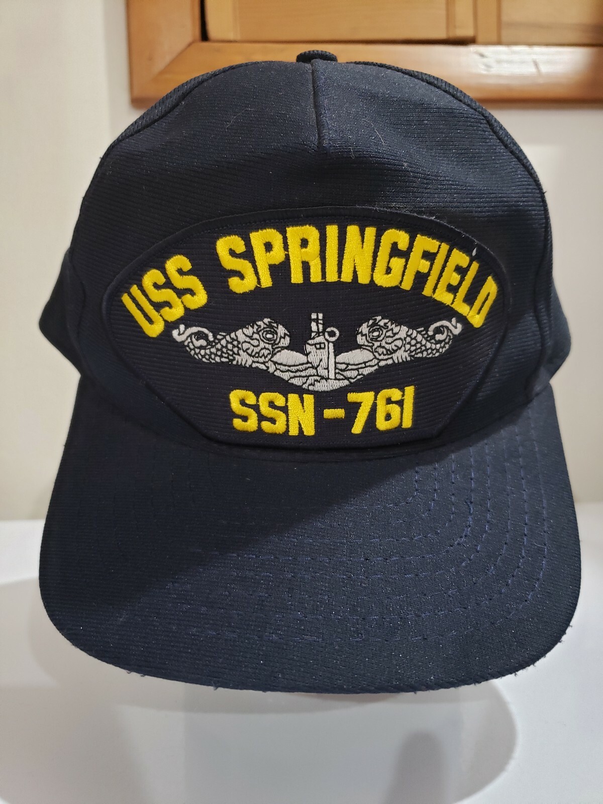 USS Springfield SSN-761 Ball Cap Submarine Dolphins Navy Vet Sub ...