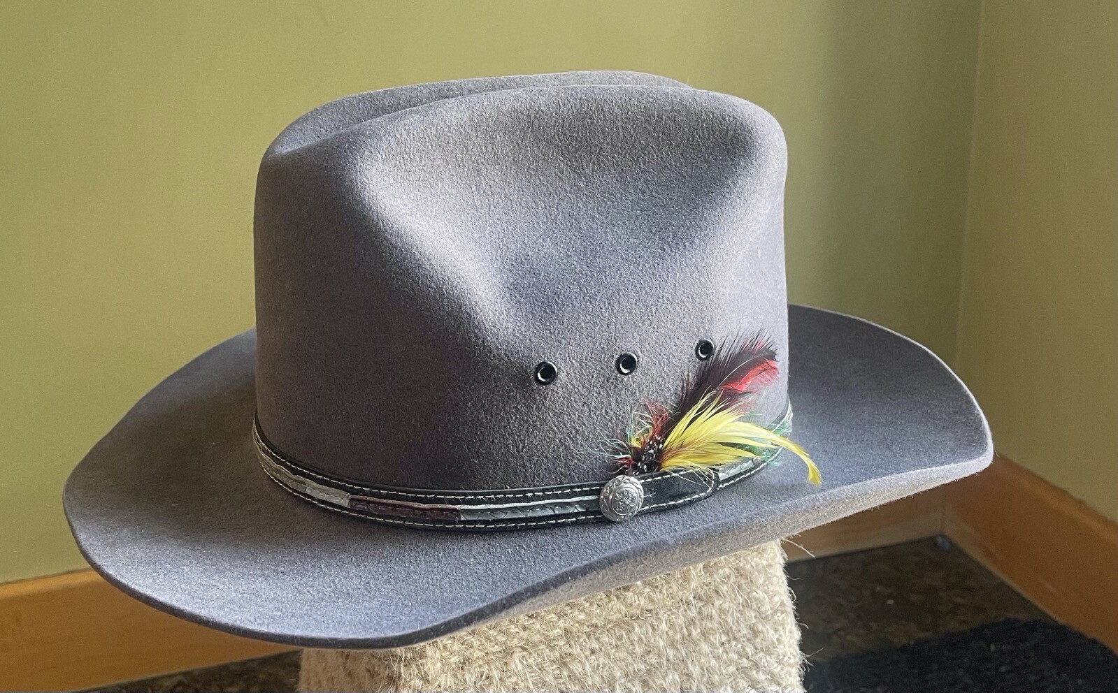 Grey Western Hats