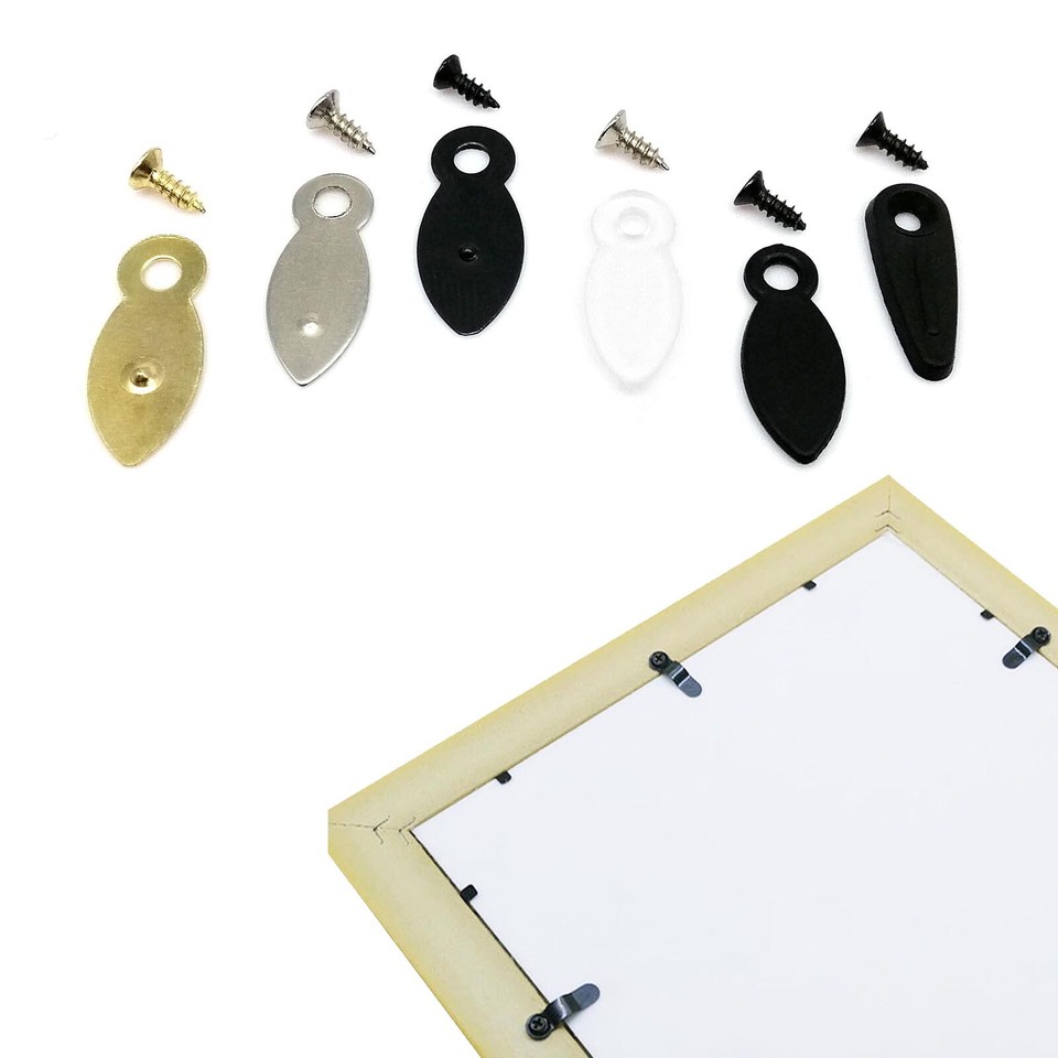 50/100pcs Picture Photo Frame Back Board Turnbutton Turn Button Fixing ...