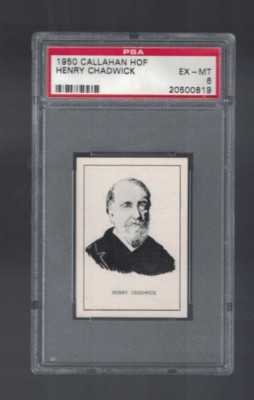1950 CALLAHAN HALL OF FAME HENRY CHADWICK PSA 6 EXMT | eBay