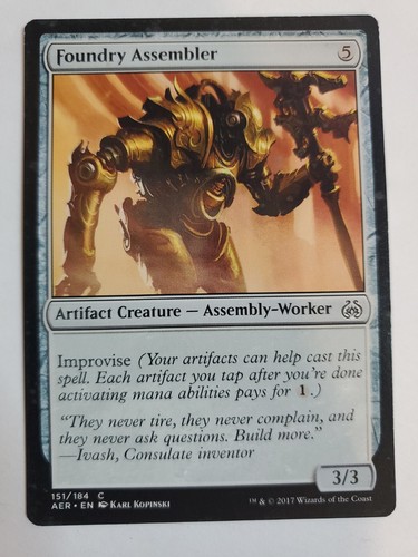 MTG Magic The Gathering Card Foundry AssemblerArtifact Creature ...